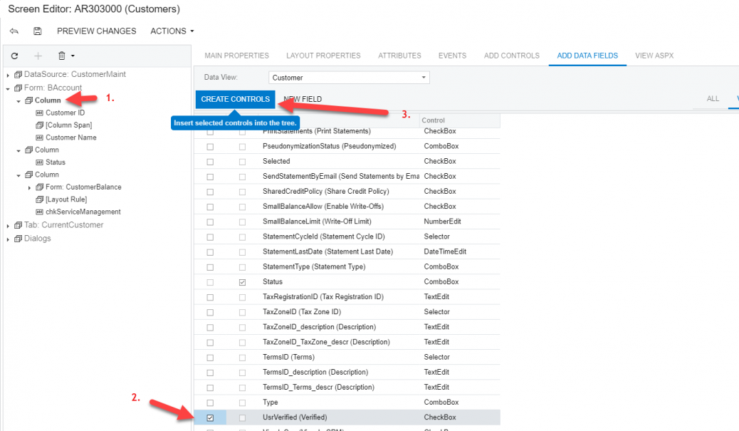 Customizing Acumatica Erp Adding A New Field To An Existing Screen Acu Connect